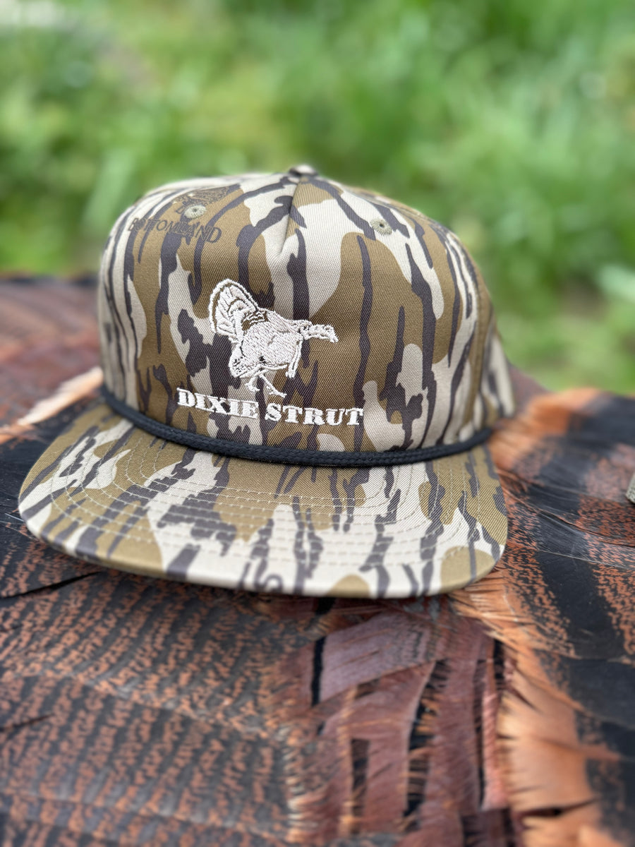 Dixie Strut Mossy Oak Bottomland Rope Hat – Dixie Cupped